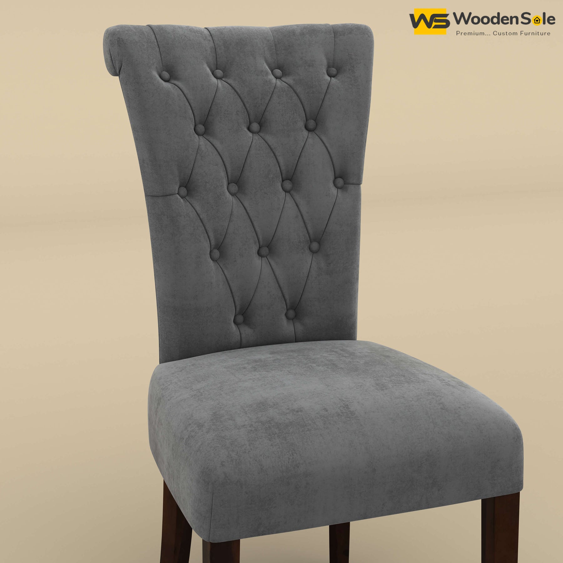 Buy Kia 4 Seater Dining Set (Walnut Finish) Online In India At Wooden ...