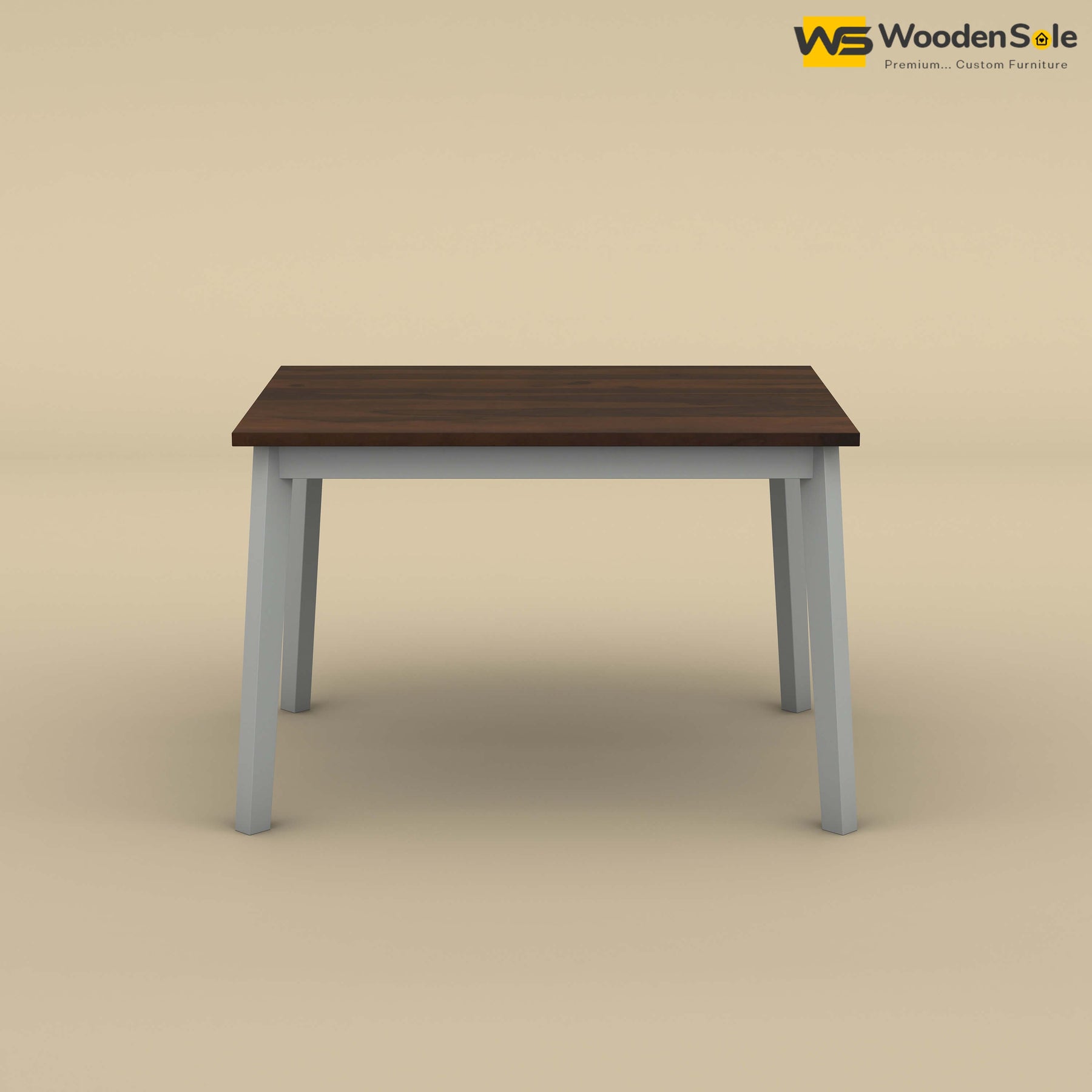 Buy Kia 4 Seater Dining Table (Walnut & Gray Finish) Online In India At ...